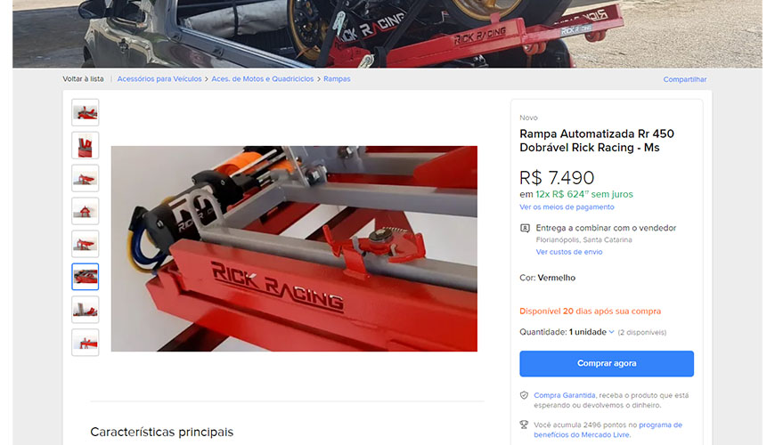 RR450 Dobrável – Rick Racing